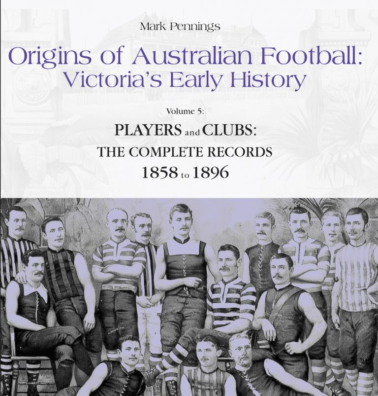 Book Launch: The Origins of Australian Football: Victoria’s Early ...